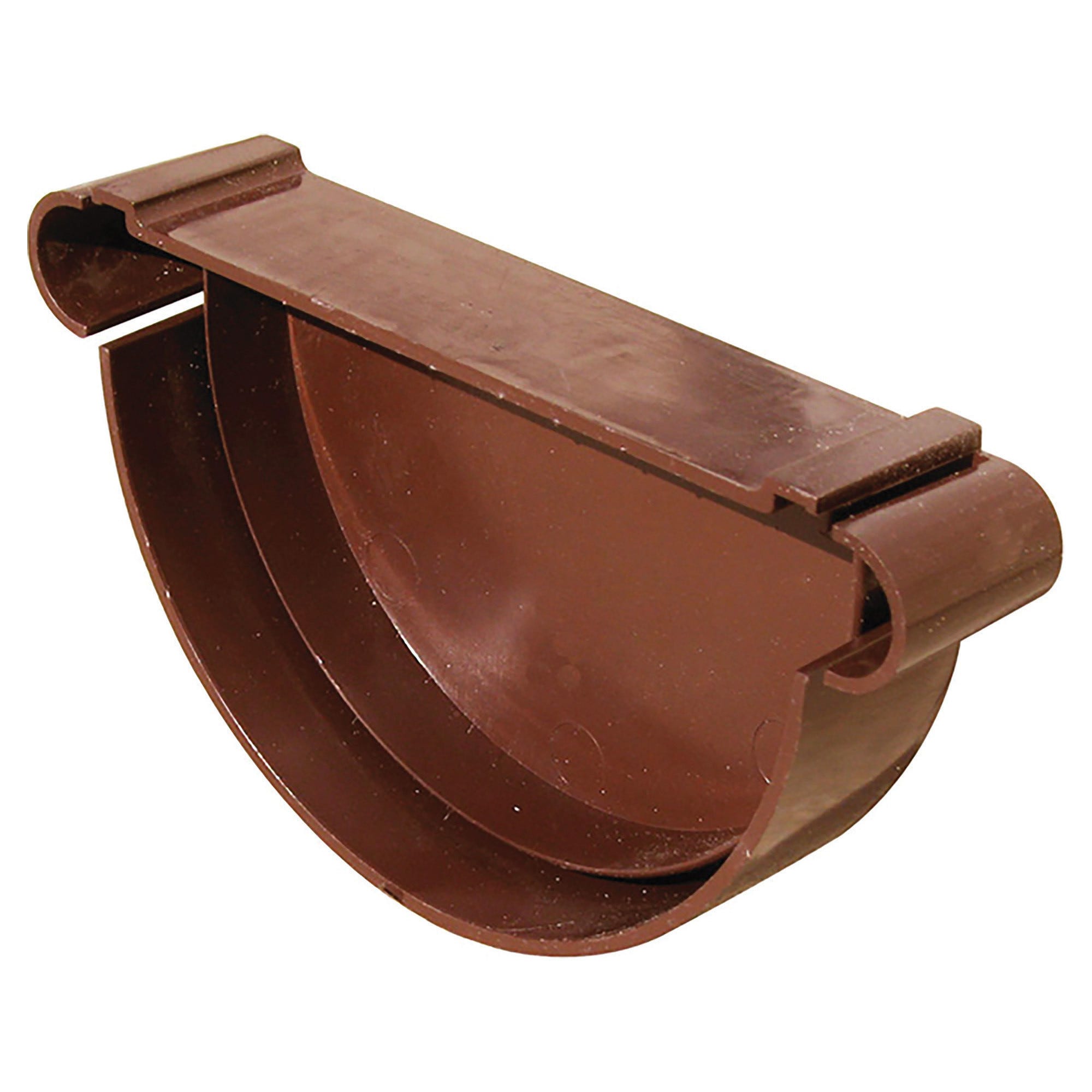 TESTATA PER CANALE SV25 PVC MARRONE