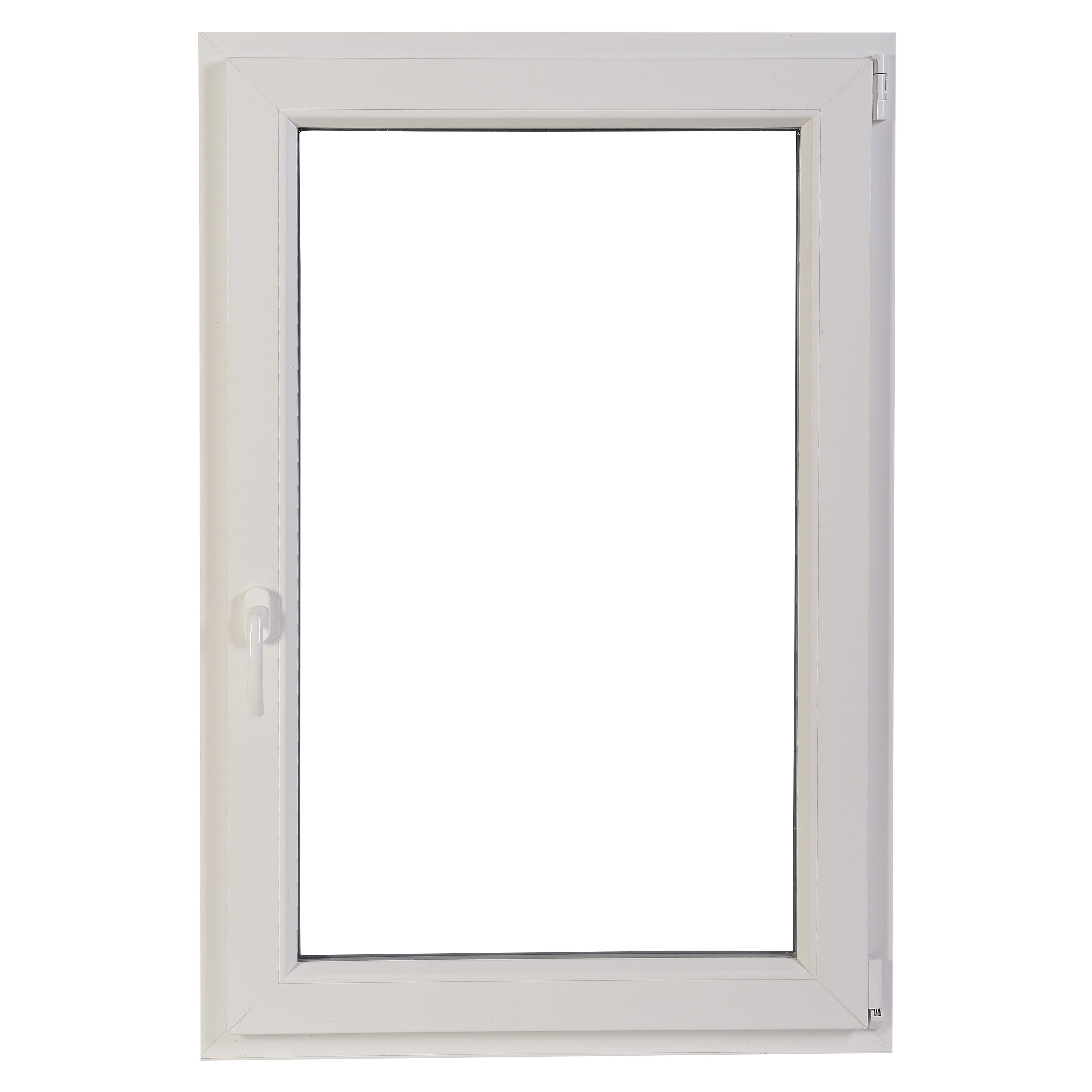 FINESTRA IN PVC BIANCA 1 ANTA DESTRA 80x140 cm (LxH)
