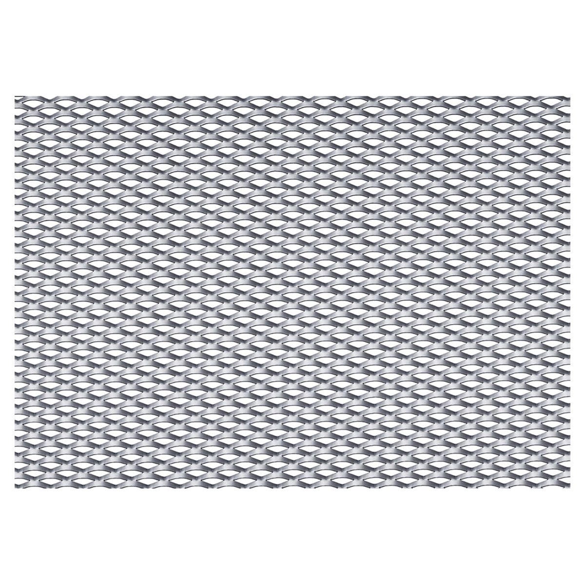 RETE STIRATA RB45 IN FERRO 150x300 cm SPESSORE 1,5 mm FORO ROMBO 28x14 mm