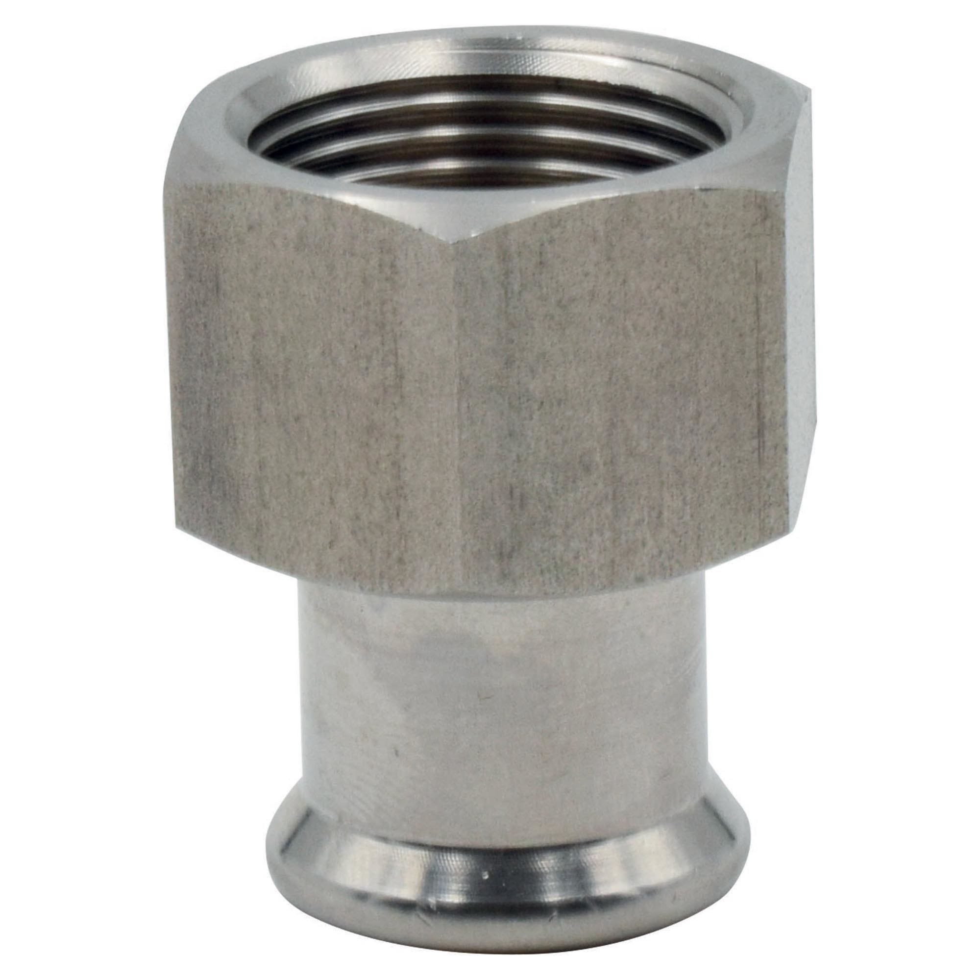 MANICOTTO CHIBRO 6406 28x3/4'' FF ACCIAIO INOX A PRESSARE AISI 316