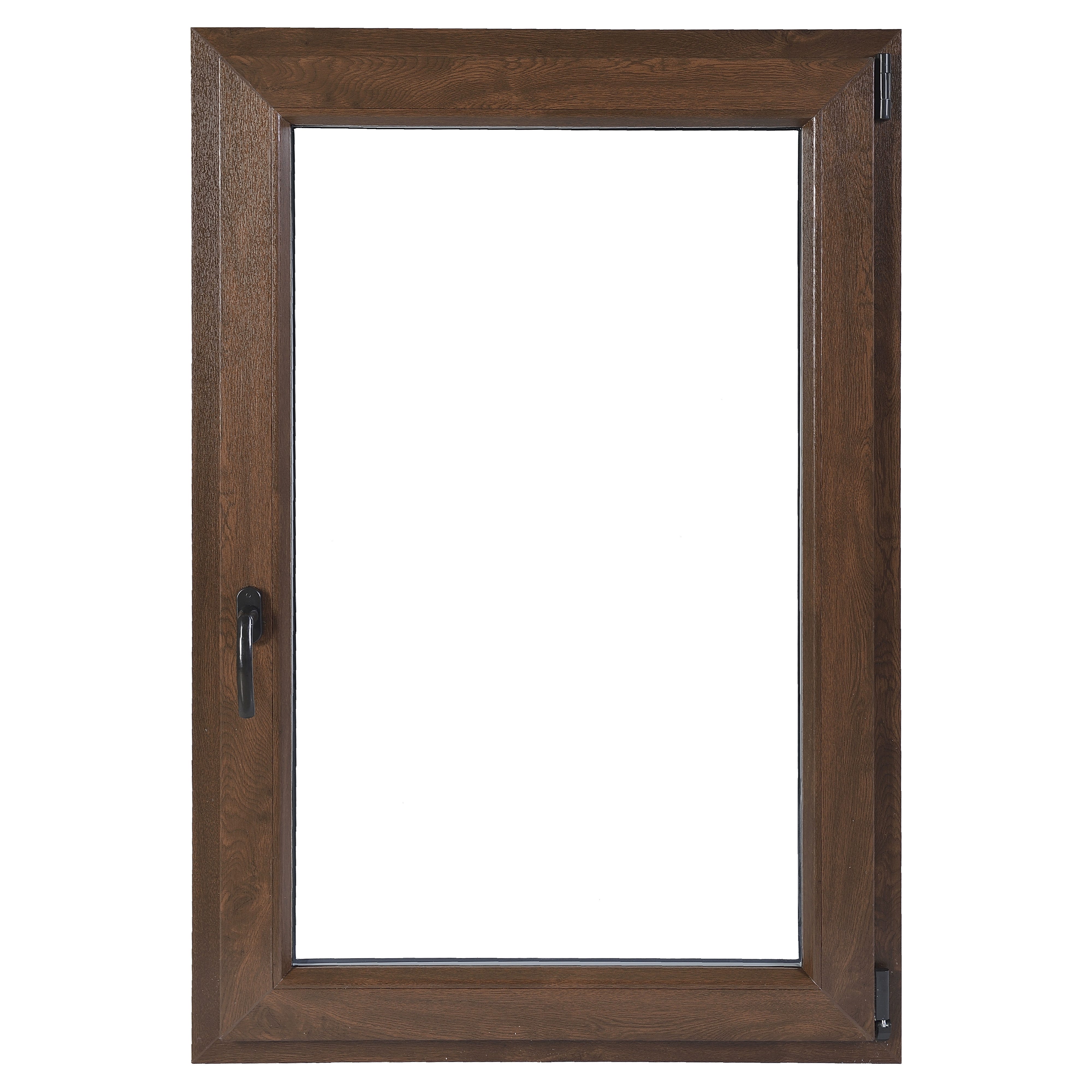 FINESTRA IN PVC NOCE 1 ANTA SINISTRA 80x120 cm (LxH) | Tecnomat