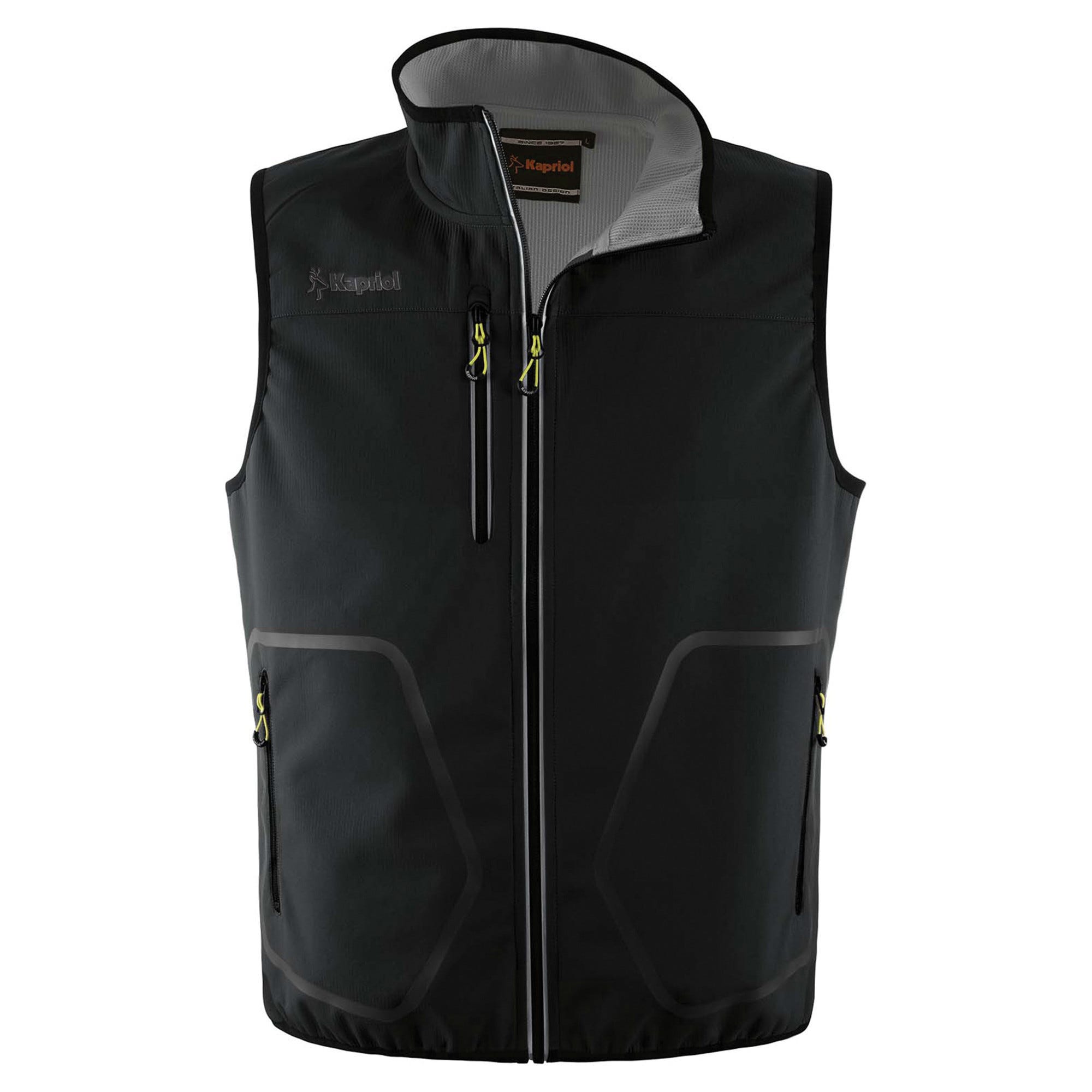 GILET TECNICO KAPRIOL TAGLIA L COLORE NERO