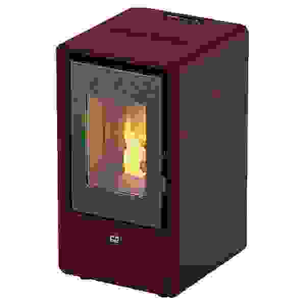 STUFA PELLET AD ARIA ADLER BADIA 7 6,2 kW BORDEAUX