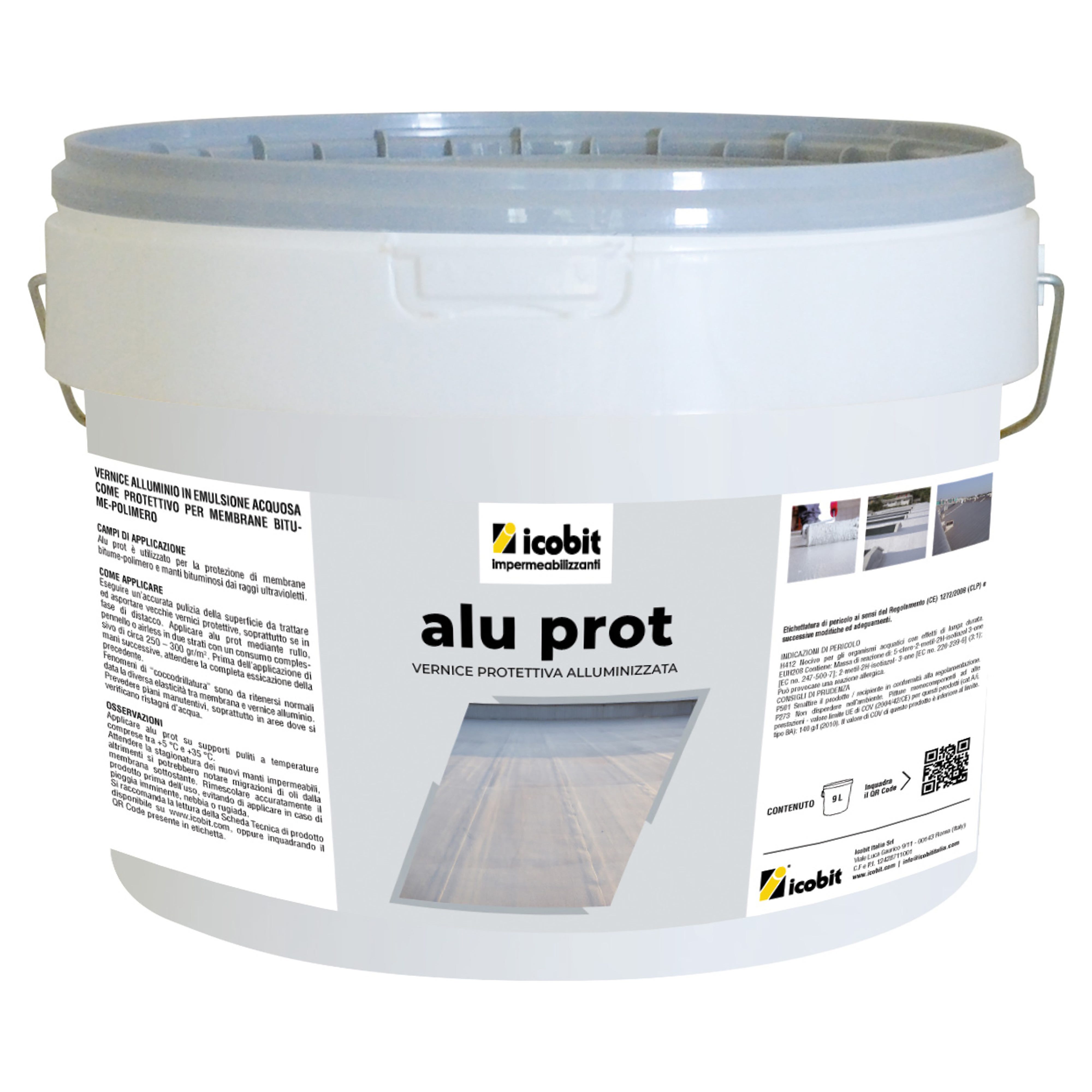 VERNICE ALLUMINIZZATA ALU PROT 9 l