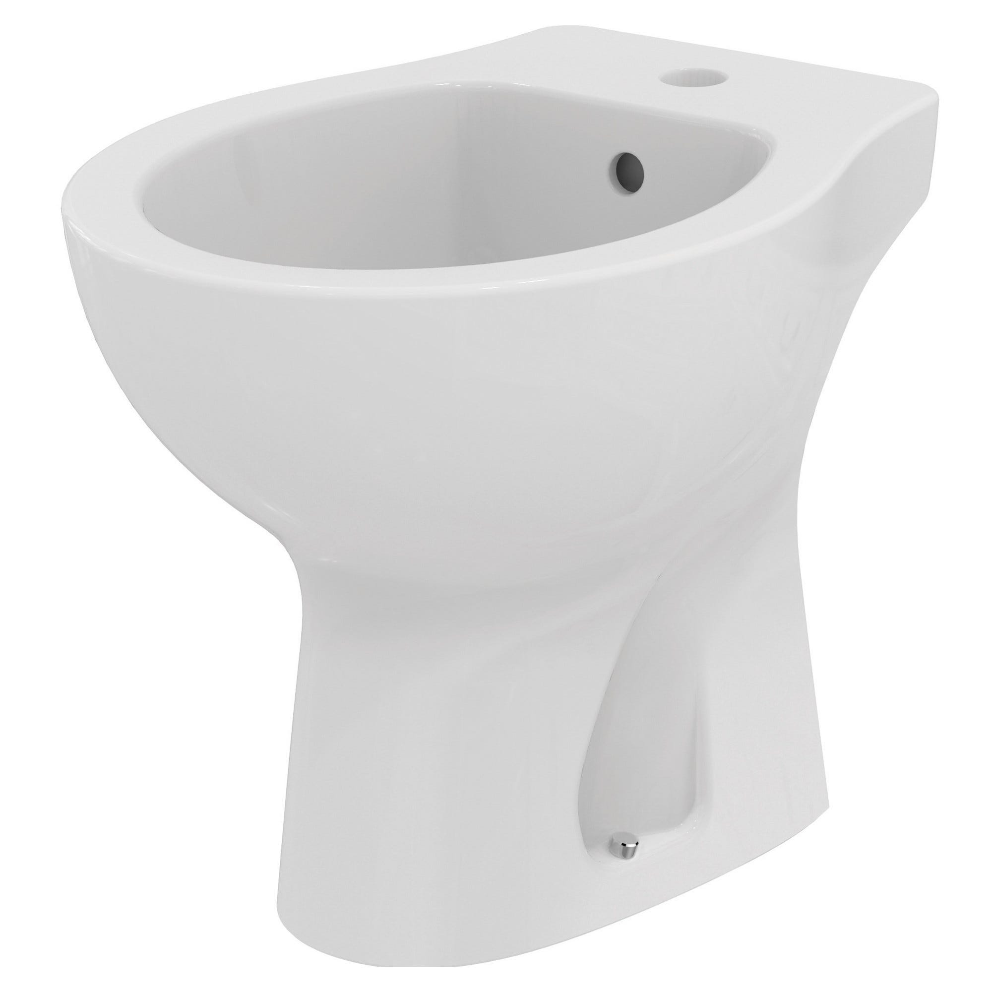 BIDET IDEAL STANDARD SERIE EUROVIT A TERRA IN CERAMICA BIANCA