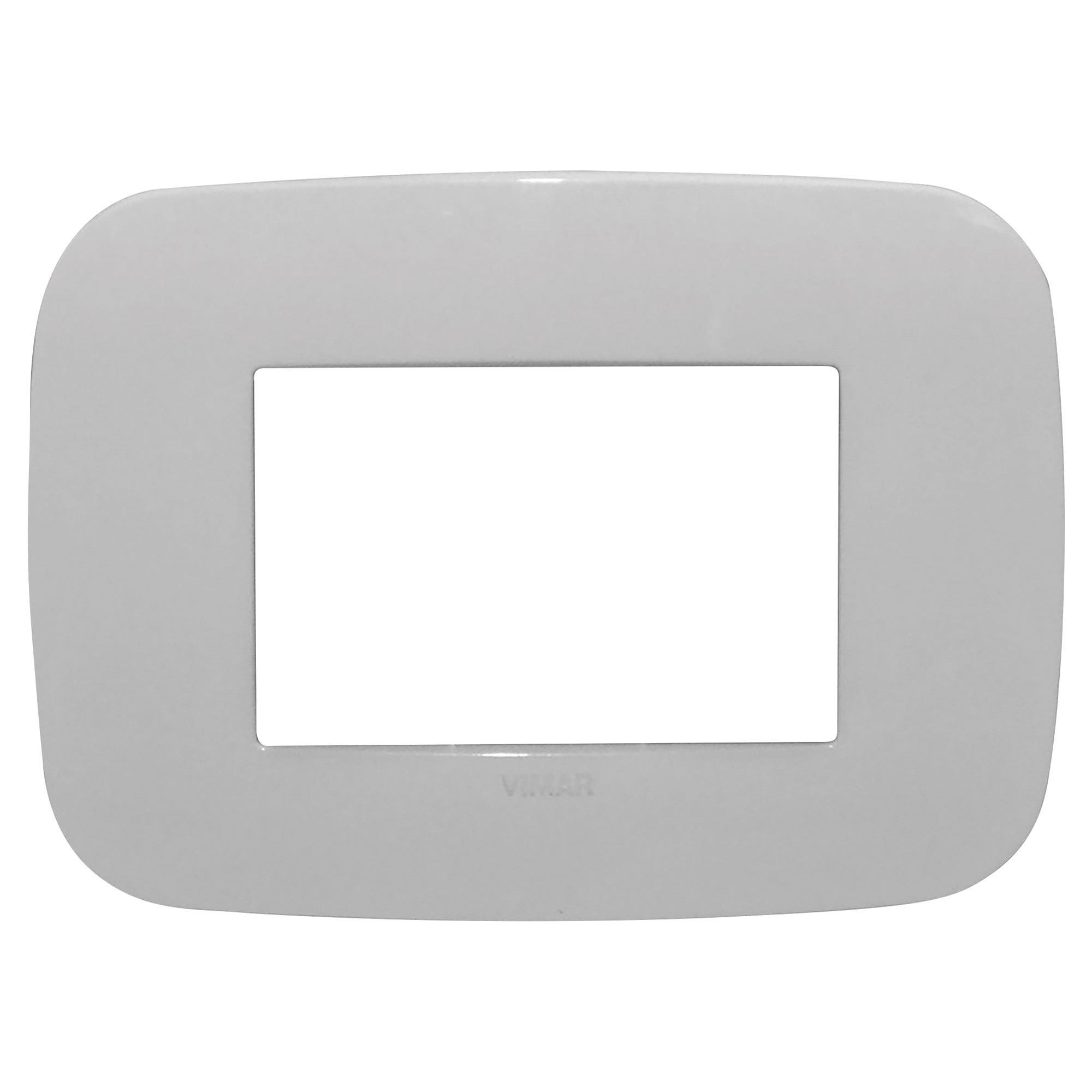 PLACCA ROUND 3 MODULI VIMAR ARKE' COLOR BIANCO