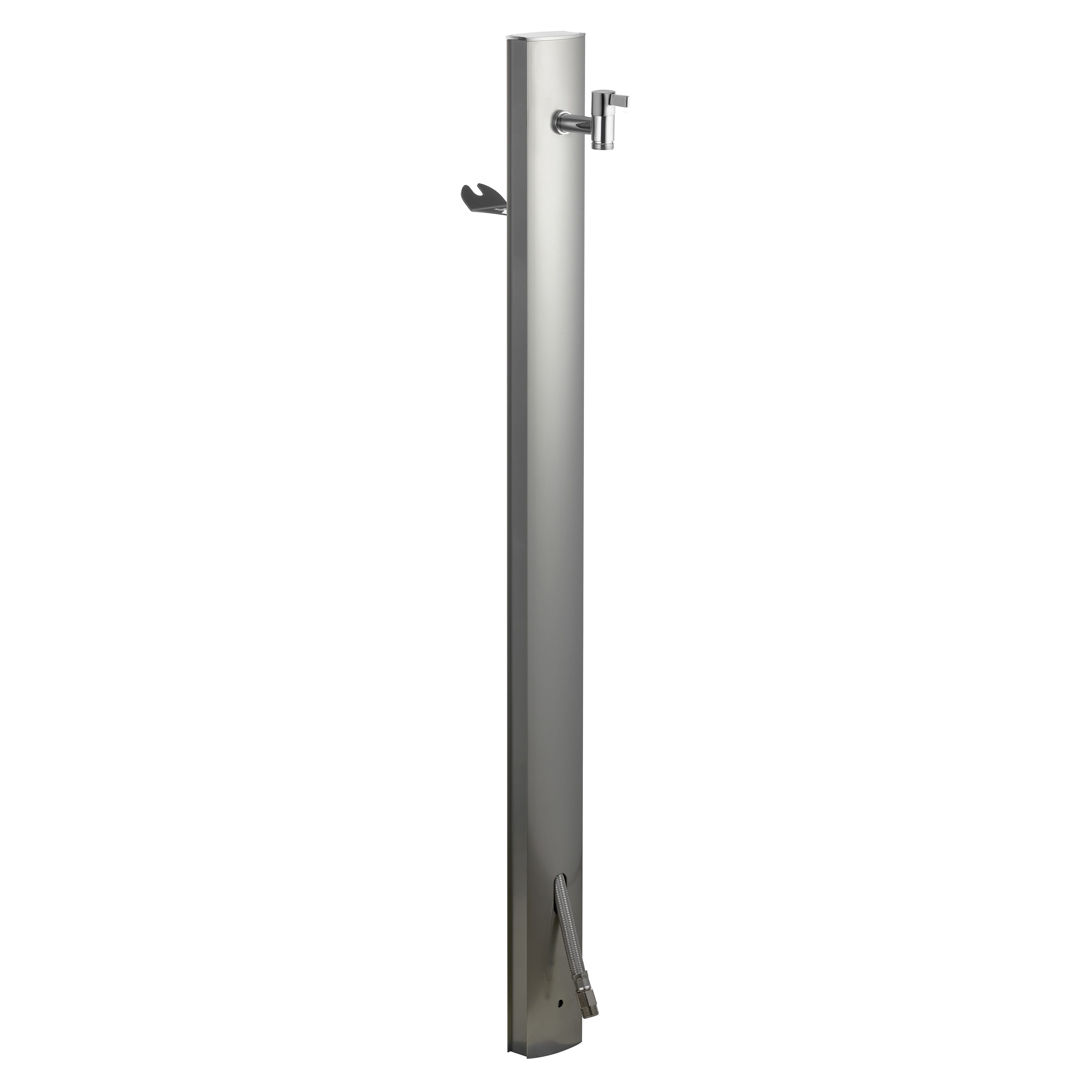 FONTANA IN ALLUMINIO EFFETTO INOX AQUAPOINT STEEL-O CON RUBINETTO E ...