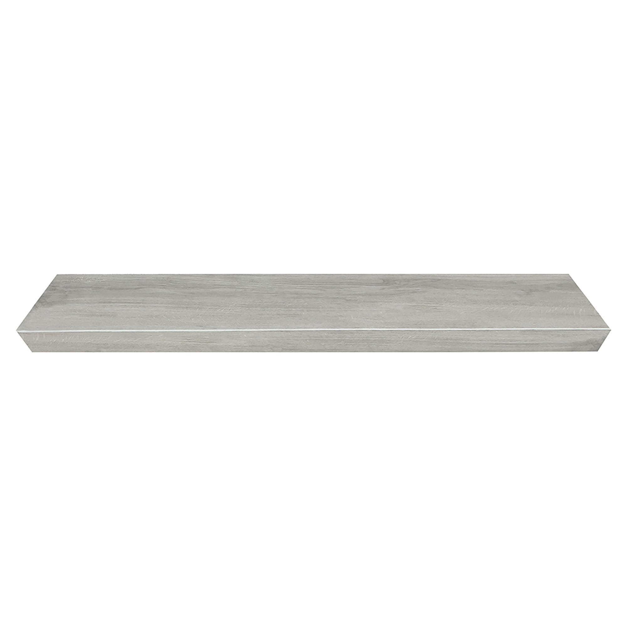 GRADINO AD ELLE COSTA RETTA LINEARE 20x120x4 cm GRIGIO 1 PEZZO PEI 3 ...