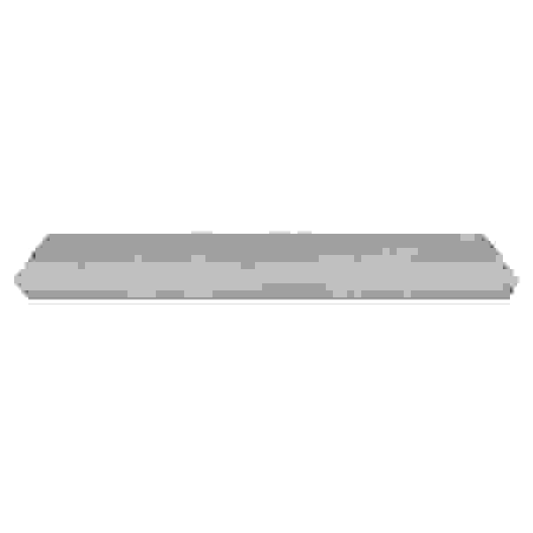 GRADINO AD ELLE COSTA RETTA LINEARE 20x120x4 cm GRIGIO 1 PEZZO PEI 3 ...