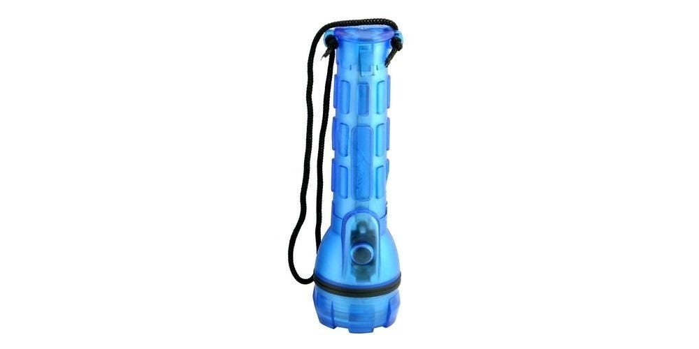 TORCIA GOMMA REXER 3 LED 2D BLU / NERA