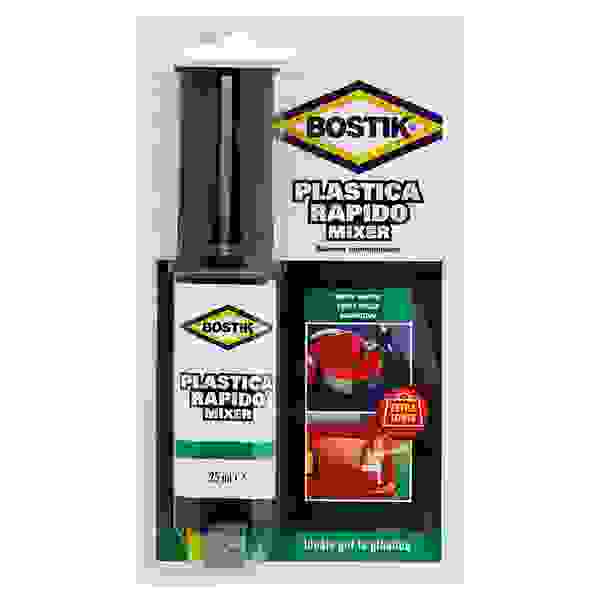 ADESIVO BICOMPONENTE BOSTIK PLASTICA 25 ml PRESA FORTE E RAPIDA IDEALE ...