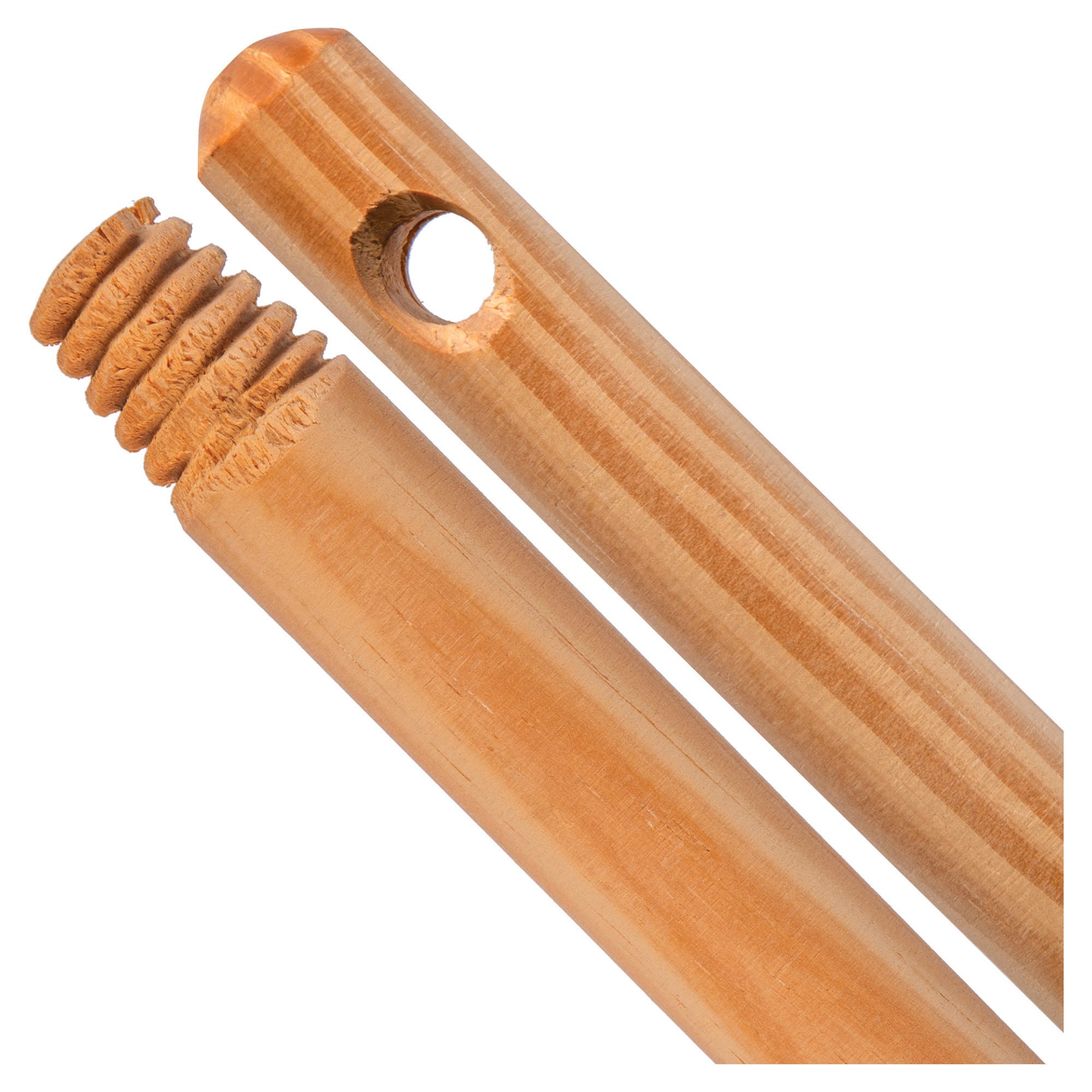 MANICO LEGNO SCOPA INDUSTRIALE STUPENDA L 1,5 m x Ø 24 mm