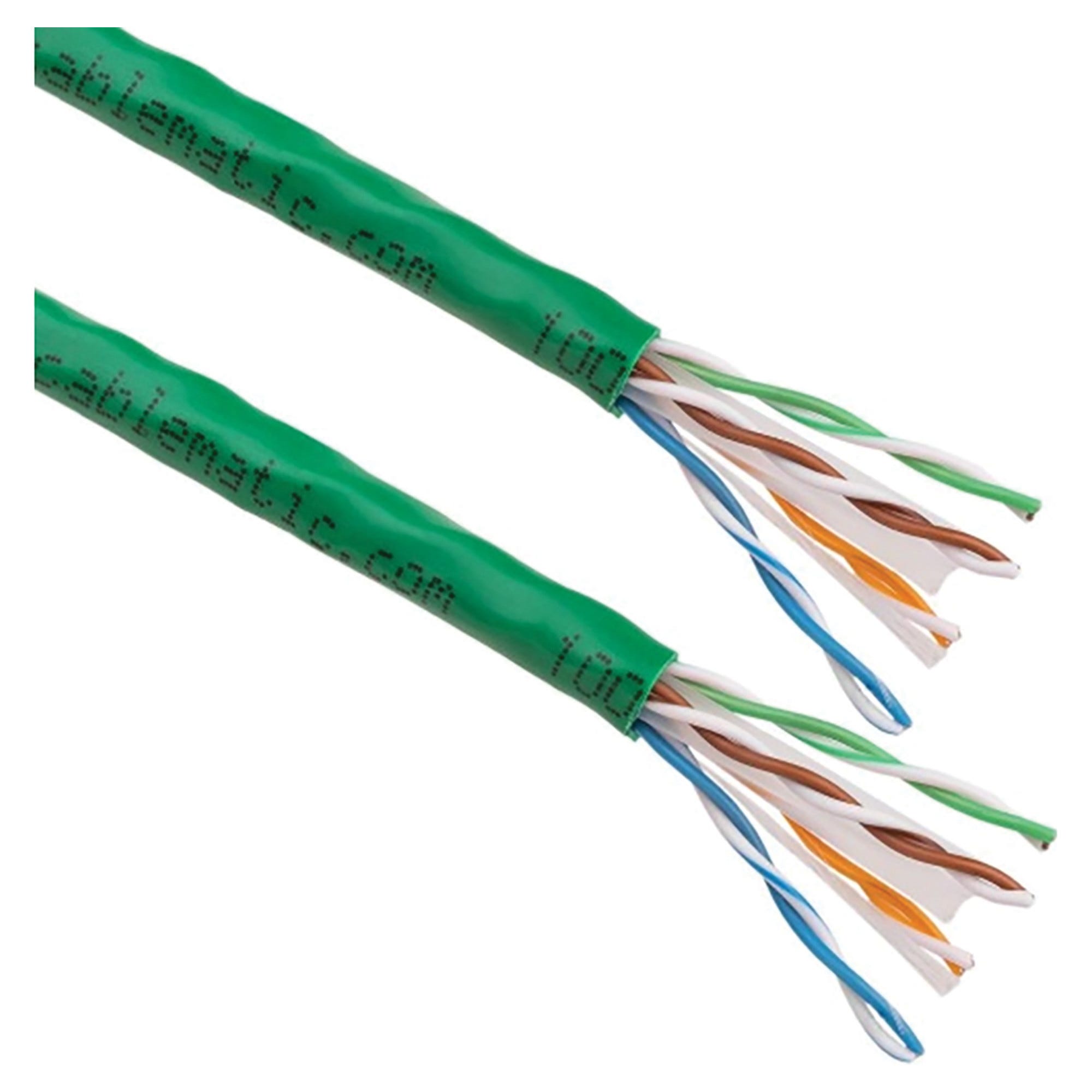 CAVO DATI UTP GLOBAL FLUKE TEST CAT6 CCA 24AWG 4 COPPIE TWISTATO IN PVC ...
