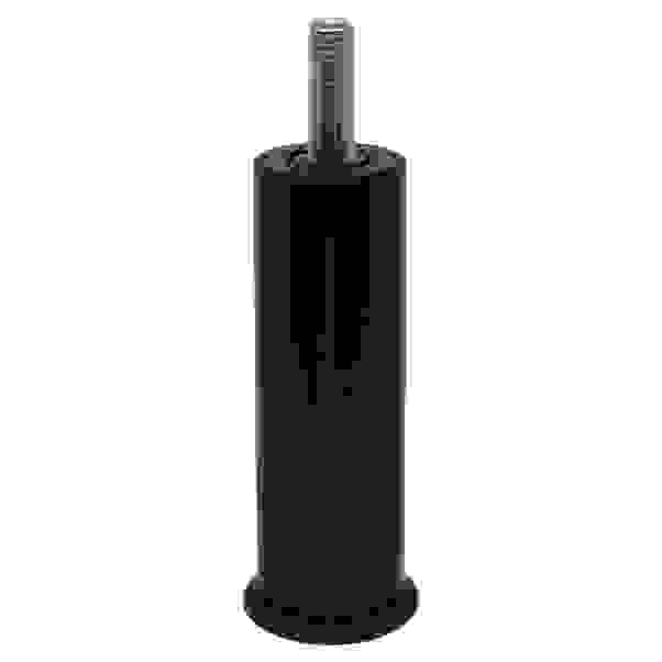 PIEDE PER MOBILE PORTATA 100kg PERNO M10 Ø 30 mm H 100 mm ABS NERO