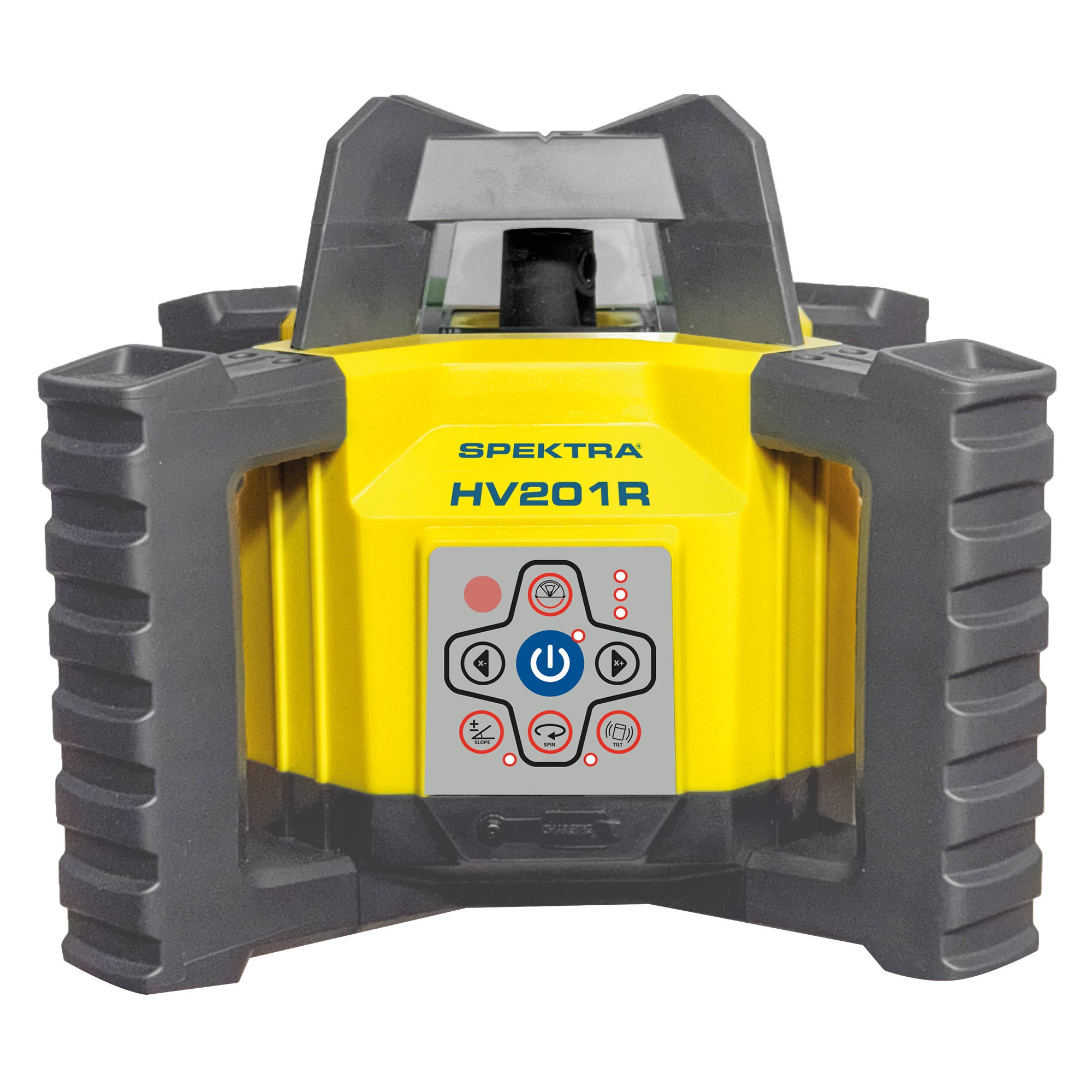 LIVELLA LASER SPEKTRA HV 201 R ROTANTE Ø300 m CON RICEVITORE TELECOMANDO