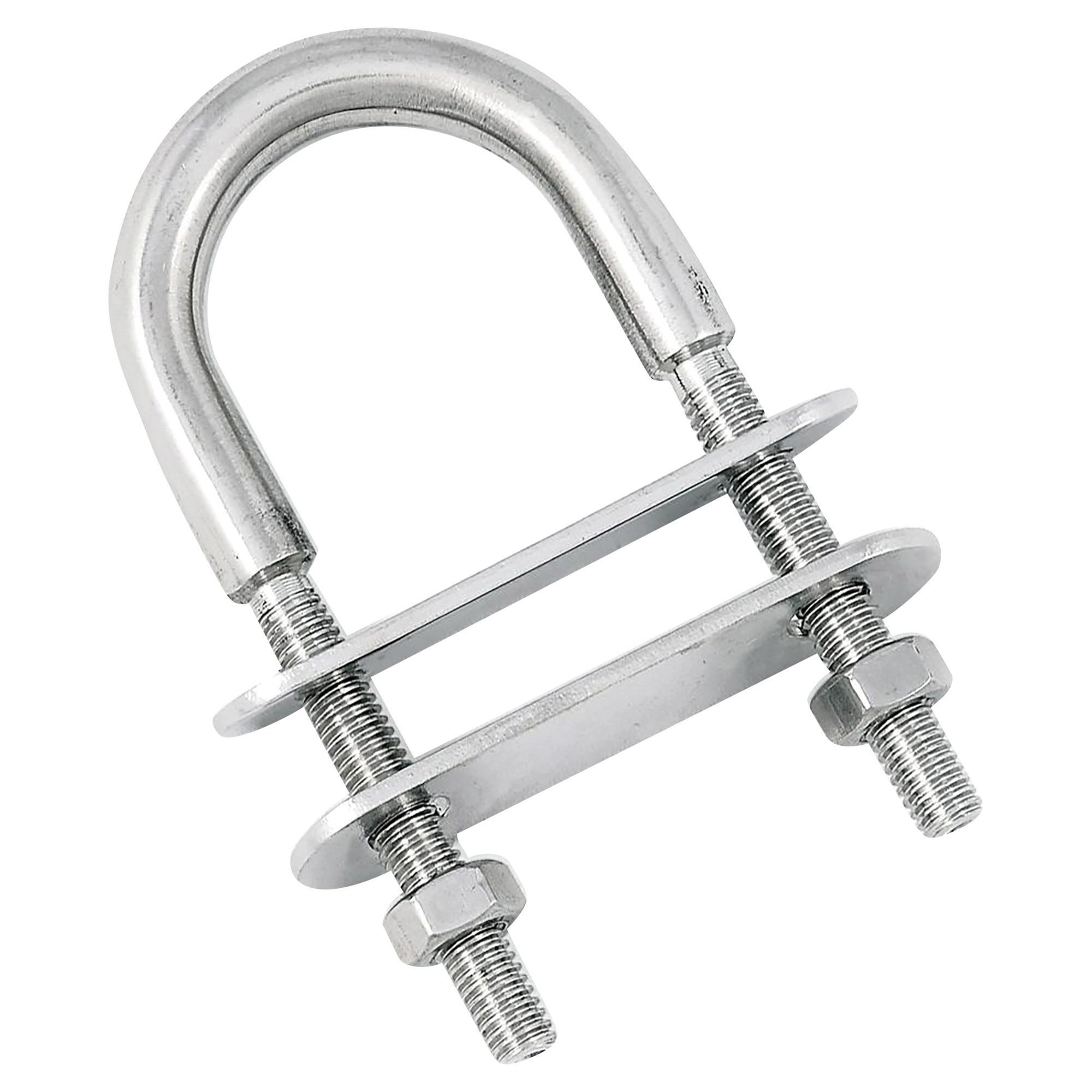 CAVALLOTTI A U M5x48 mm ACCIAIO INOX AISI 316 2 PEZZI