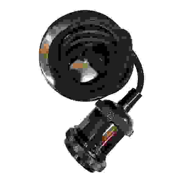 PORTALAMPADA E ROSONE CON ATTACCO E27 COLORE BRUNITO CON CAVO 1,5m IN ...