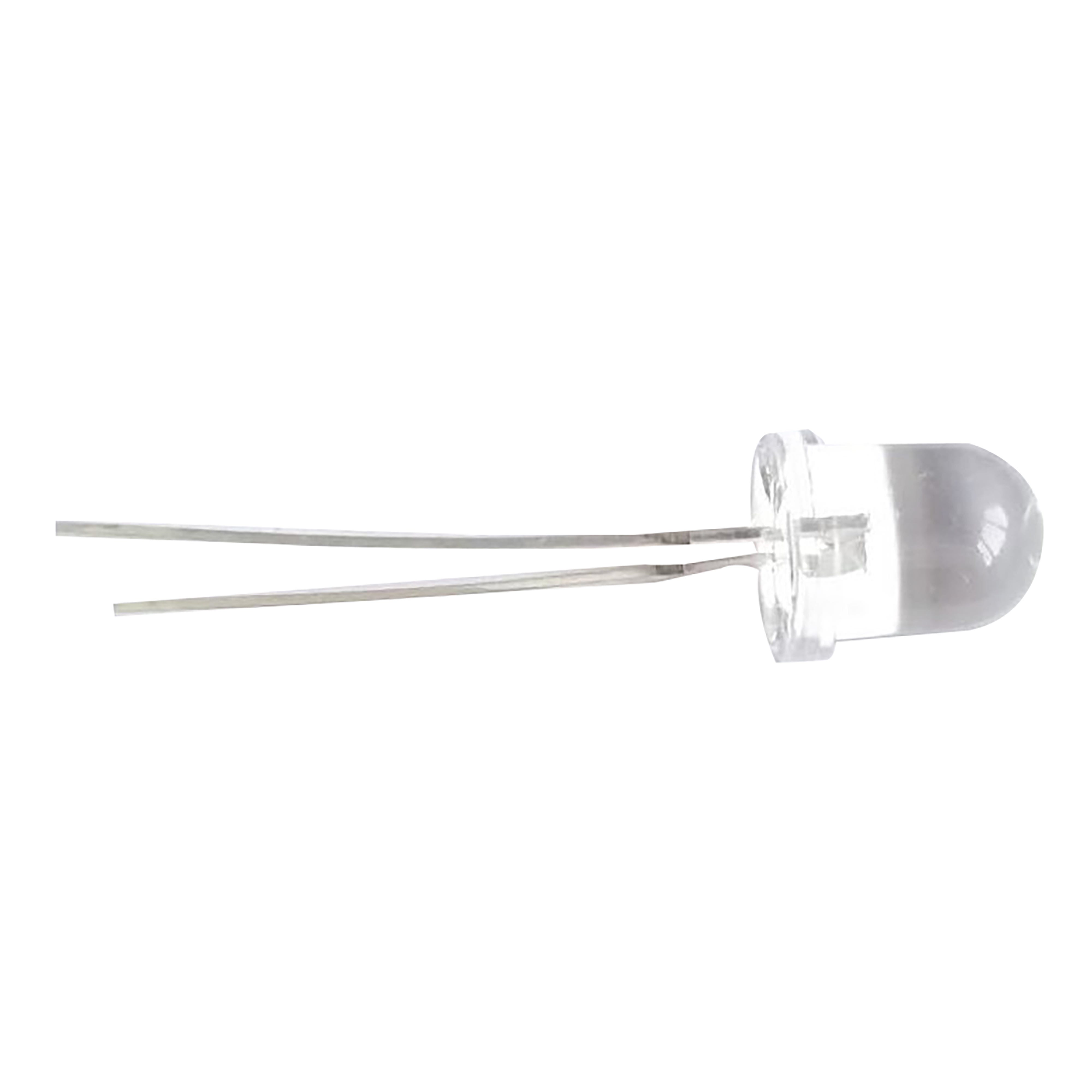 5 LED 8 mm ALTA LUMINOSITA' COLORE BIANCO 1,5-3V 6500K LUCE FREDDA
