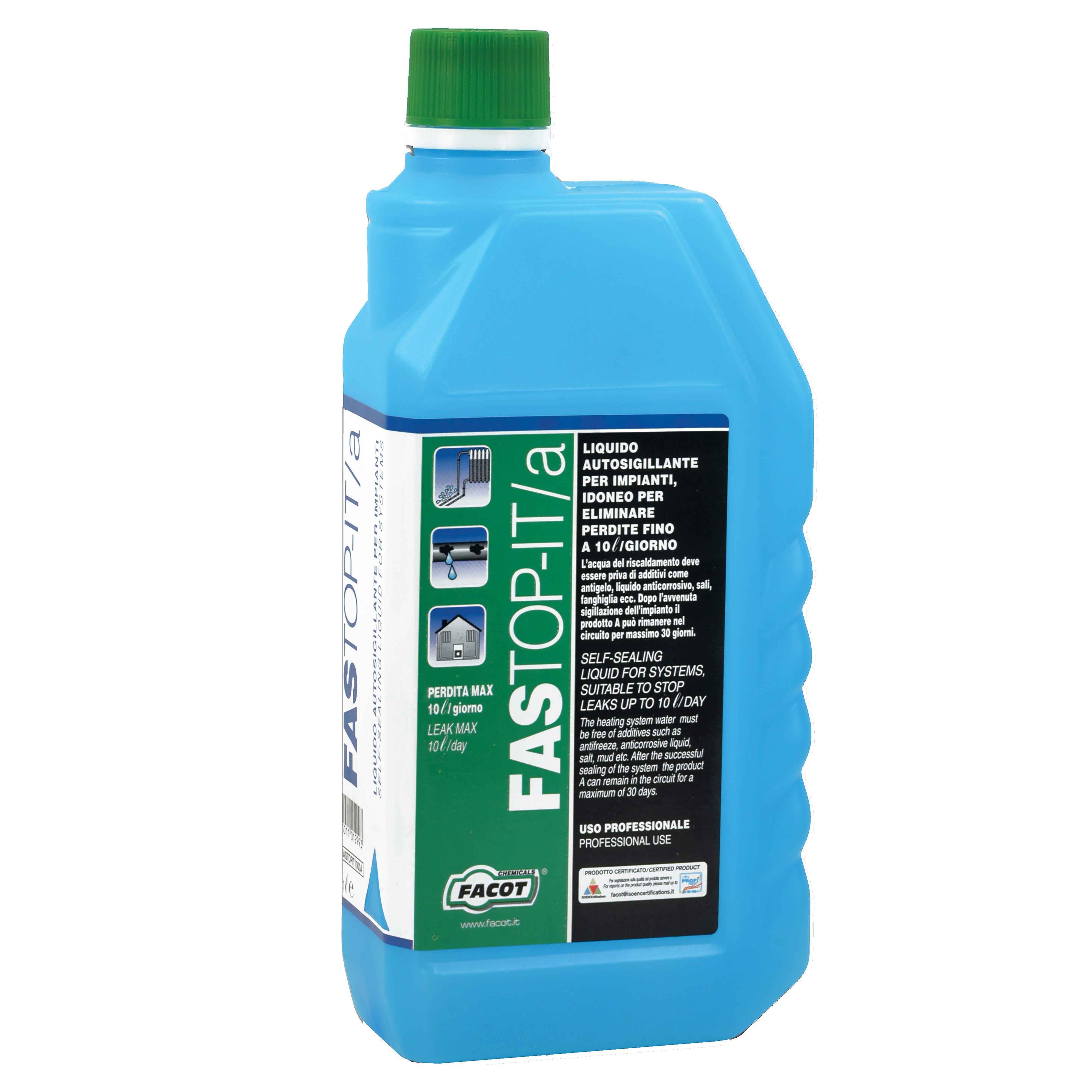 TURAFALLE LIQUIDO FACOT FASTOP 1000A PER IMPIANTI TERMICI 1L PER ...