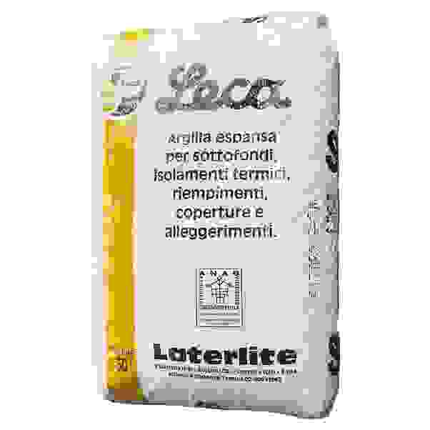 ARGILLA ESPANSA LECA 8-20 mm 50 l 20 SACCHI/m³ PER RIEMPIMENTI P/CALCESTRUZZI ALLEGGERITI