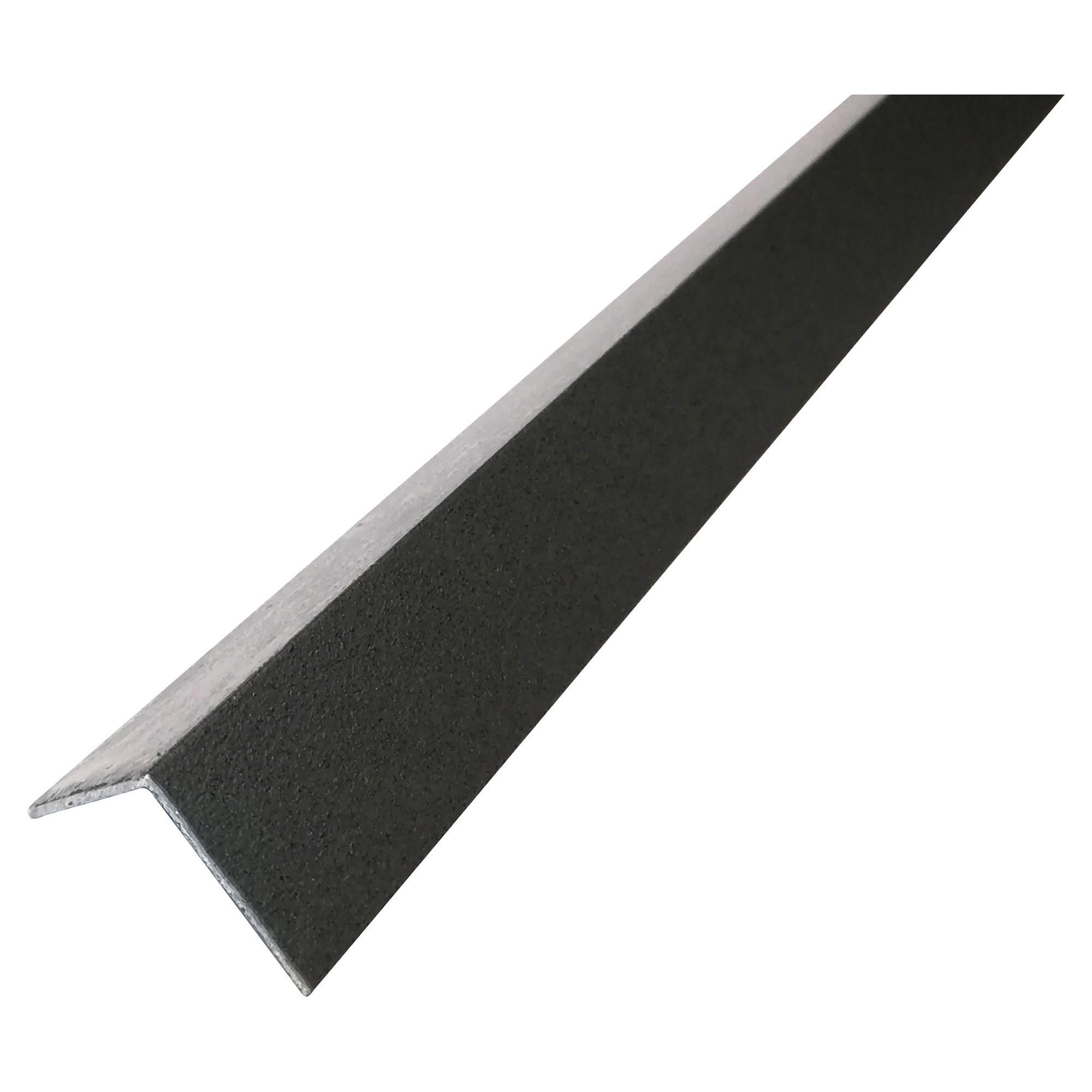 ANGOLARE ALLUMINIO 15x15x1 mm 2,6 m FUMO DI LONDRA