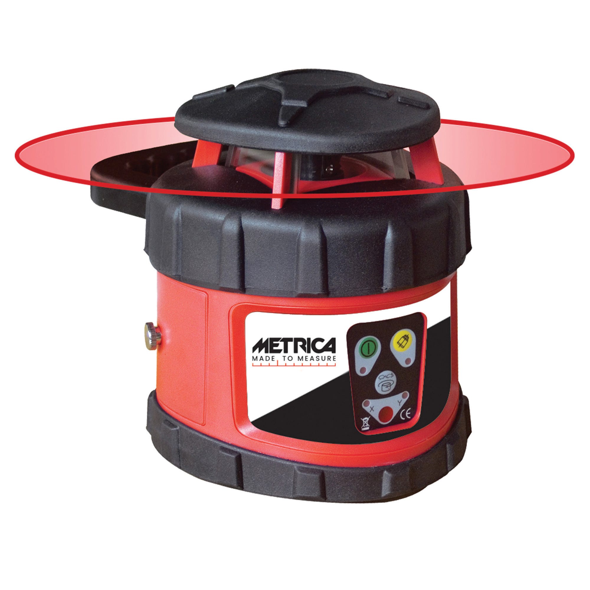 LIVELLA LASER METRICA AUTOLIVELLANTE 20 m 36° ROTAZIONALE ORIZZONTALE E ...